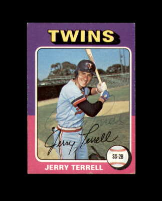 Jerry Terrell Signed 1975 Topps Minnesota Twins Autograph | eBay