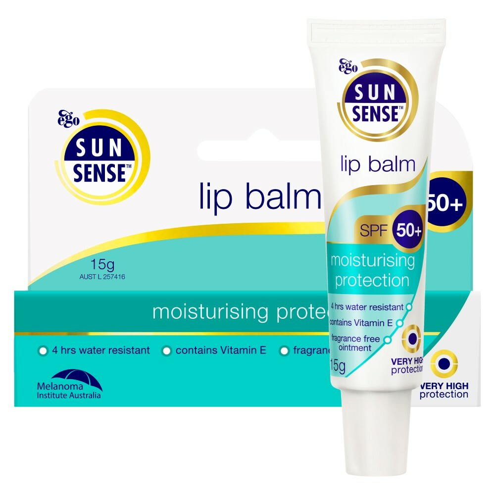 Ego SunSense Lip Balm SPF 50+ 15g Moisturising UVA/UVB Water Resistant Sunscreen | eBay Australia