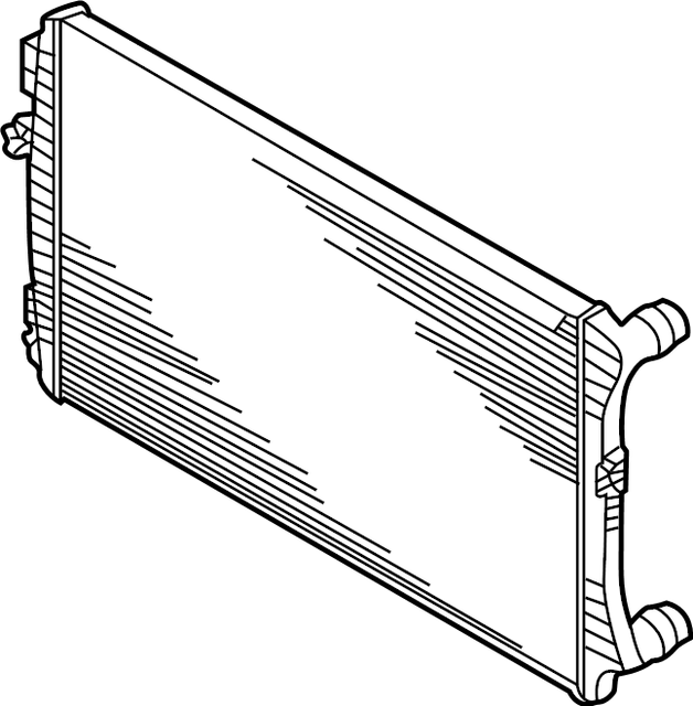 Genuine Audi Radiator 5Q0121251HQ / 5q0-121-251-hq OEM for sale online ...
