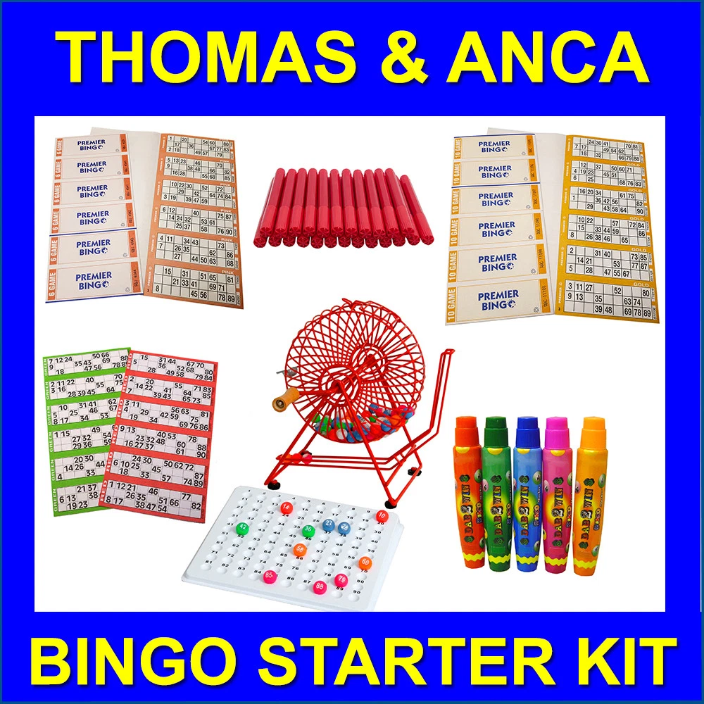 Thomas & Anca Club Supplies Ltd Bingo Starter Kit with Disco Bingo ...