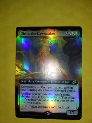 FOIL ZIRDA, THE DAWNWAKER (EXTENDED ART) Ikoria IKO Magic MTG | eBay