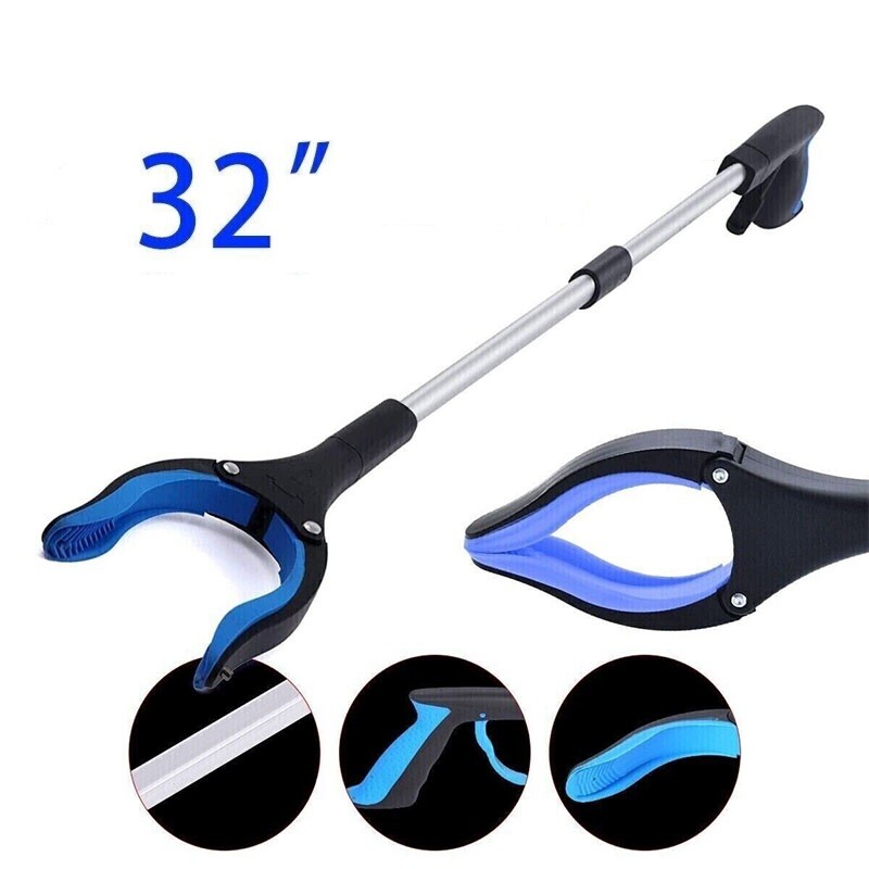 32'' Trash Reacher Grabber Heavy Duty Grabber Tool Industrial Pick Up ...