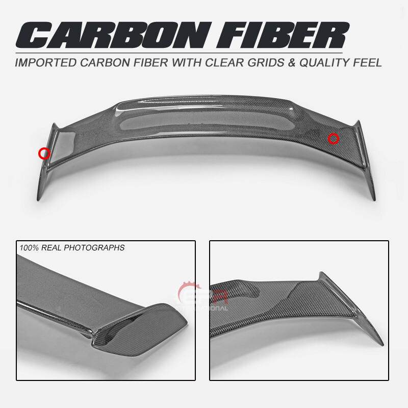 For Honda Civic Type-R FL5 MOD Type Carbon Fiber GT Spoiler Rear Wing ...
