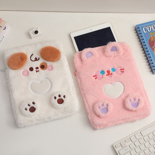 Plush Tablet Sleeve Bag 9.7-11inch Protective Pouch Tablet Inner Tank ...