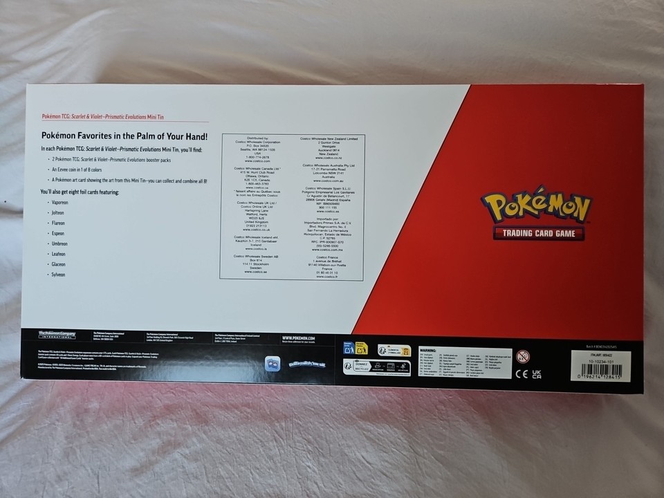 Prismatic Evolutions 8-Pack Mini-Tins Promos Costco Bundle Sealed | eBay