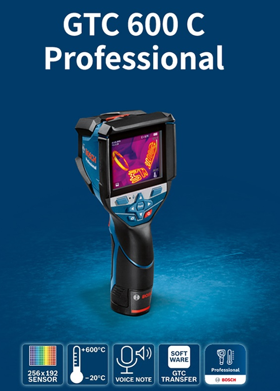 Bosch GTC600C Professional 12V Thermo Camera Thermal Imaging Bare Tool ...
