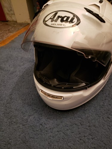 Pre-owned Arai rx-q xl white helmet | eBay