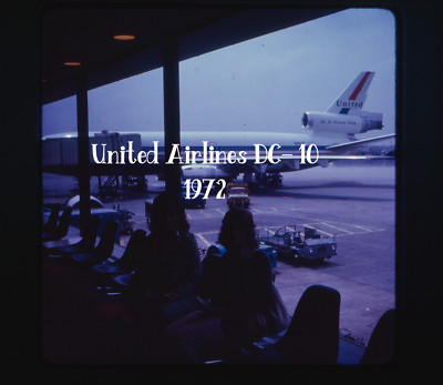 2 - Size 126 Slides United Airlines DC- 10 - 1972 | eBay