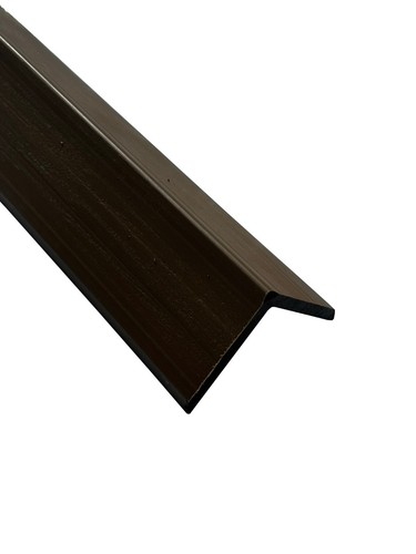 Co extrusion - Walnut - Square Slatted composite cladding - 3.6m length ...