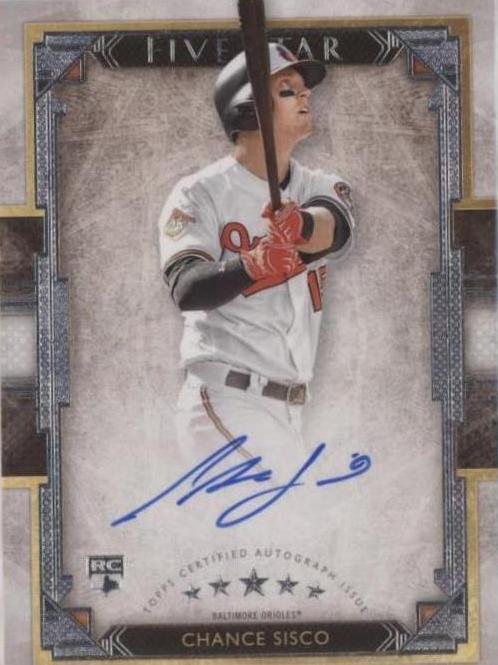 2018 Topps Five Star - Chance Sisco #FSA-CS (AU, RC) for sale online | eBay