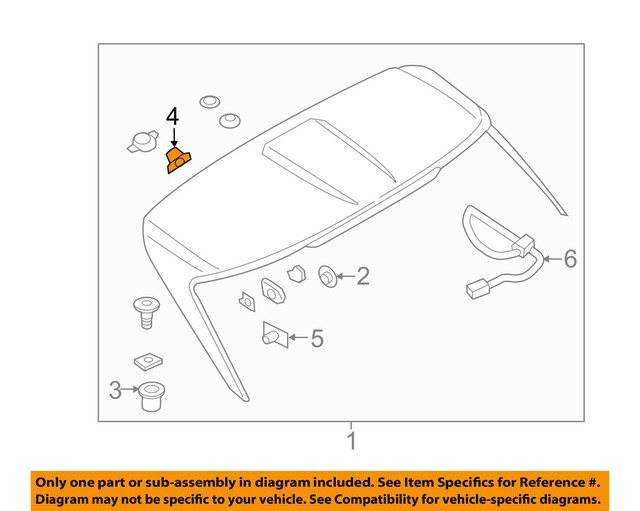 Ford Oem-spoiler Retainer Nut W716328S300 for sale online | eBay