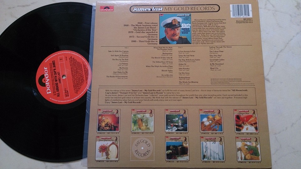 James Last All Aoard With Cap ´ Australia LP My Gold Records Series ...