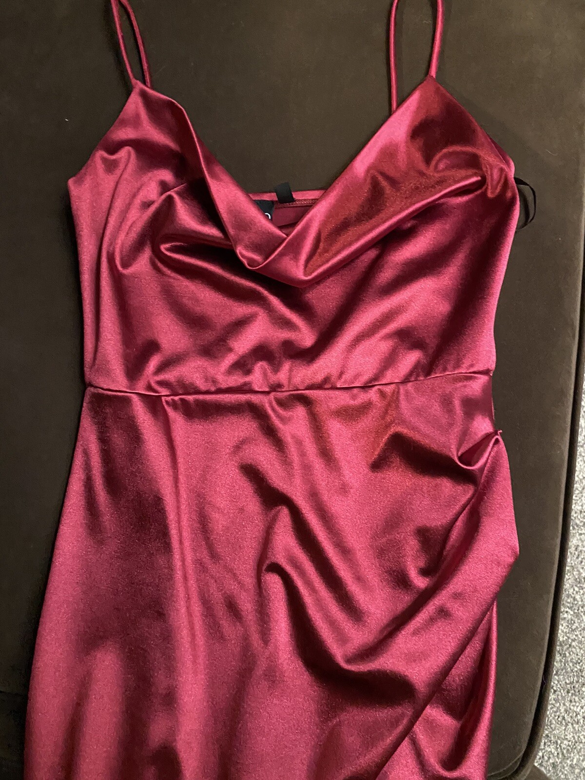 Satin Red Dress - Gem