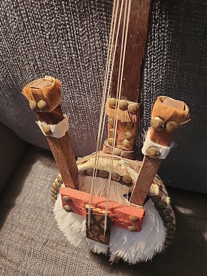 Vintage Indigenous West African Musical Instrument Calabash Kora ...