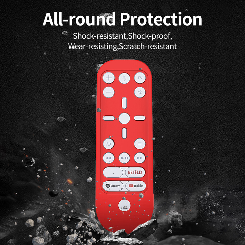 Silicone Case for PS5 Game Console Remote Control Protective Shell (Red ...