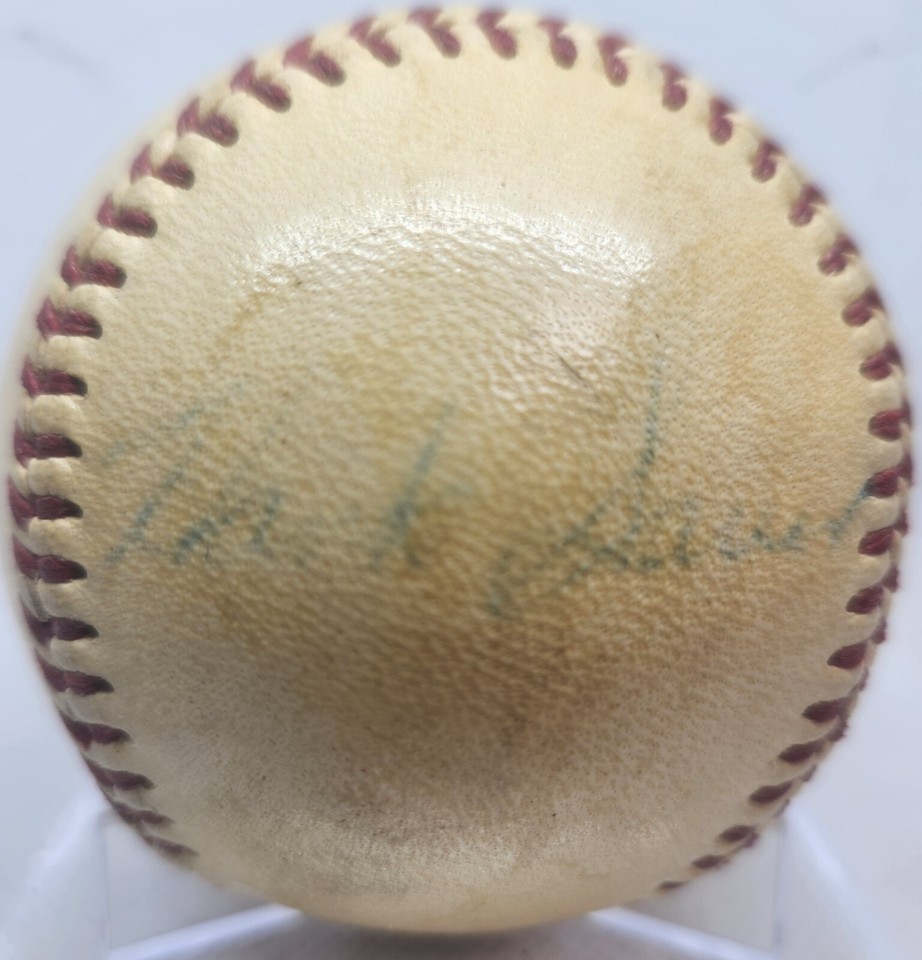 Vintage Warren Giles Official National League Baseball Hank Sauer ...
