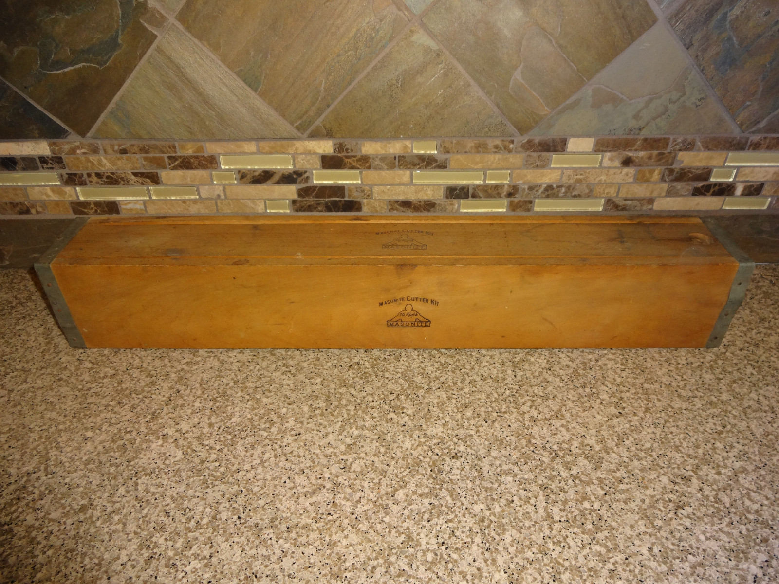 Vintage - Its Right Masonite - Cutter Kit in Wooden Box | eBay