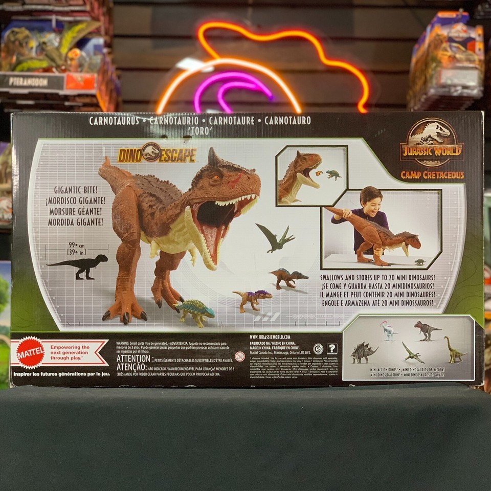 Jurassic World Dino Escape Camp Cretaceous Super Colosal Carnotaurus ...