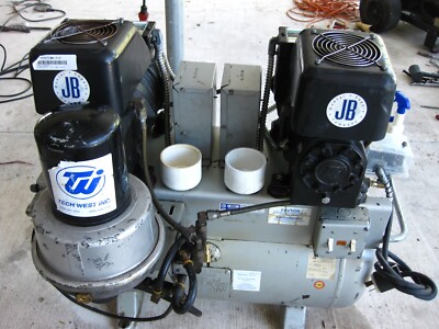 JB Dental Air Compressors Dual Head JBC420 200 PSI 2HP 230V 20 Gal KAT4 ...