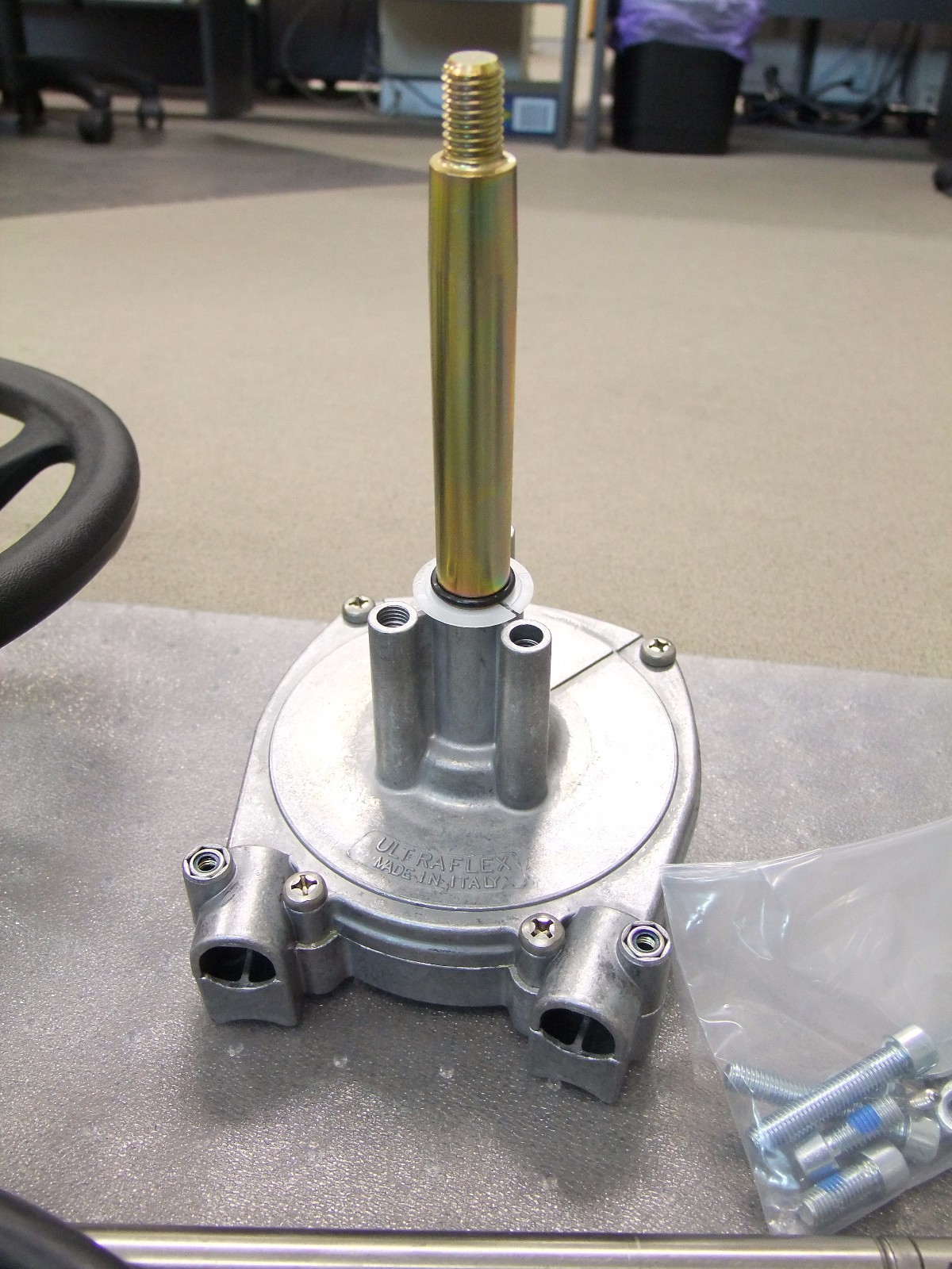 Boat Steering kit 12' PLANETARY GEAR STEERING SYSTEM INCLUDING STEERING ...