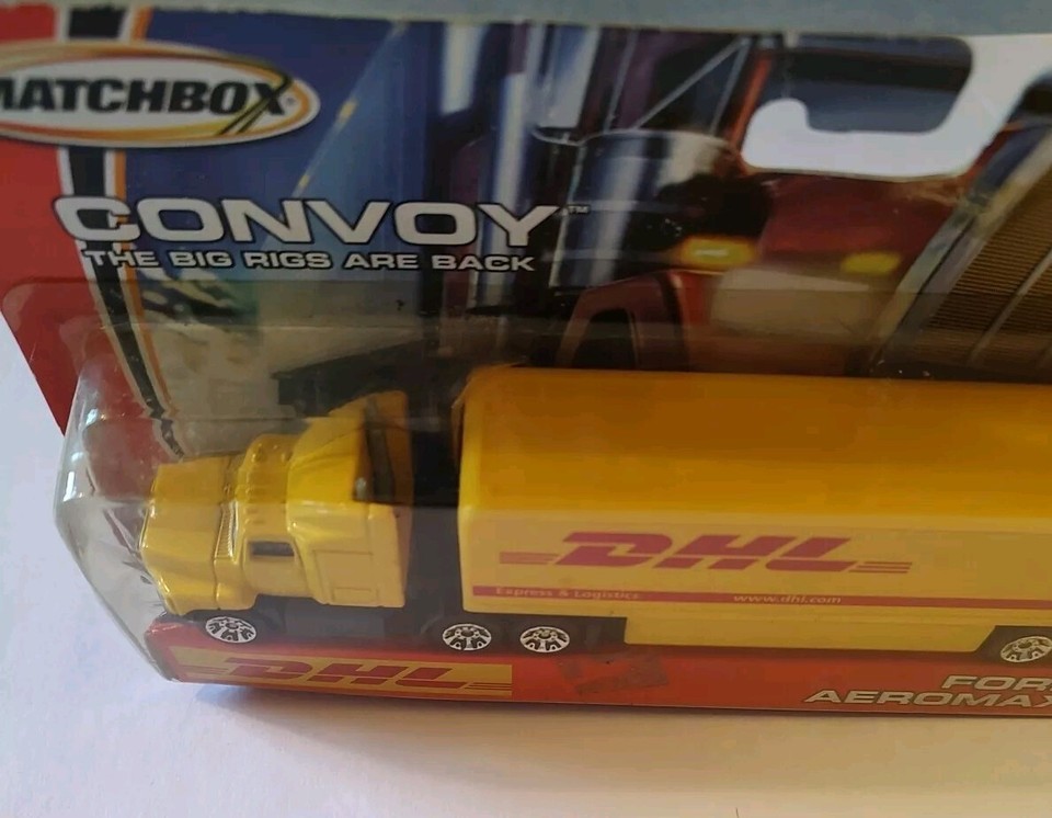 2005 Mattel Matchbox DHL Ford Aeromax CY-115 Semi Tractor Trailer | eBay