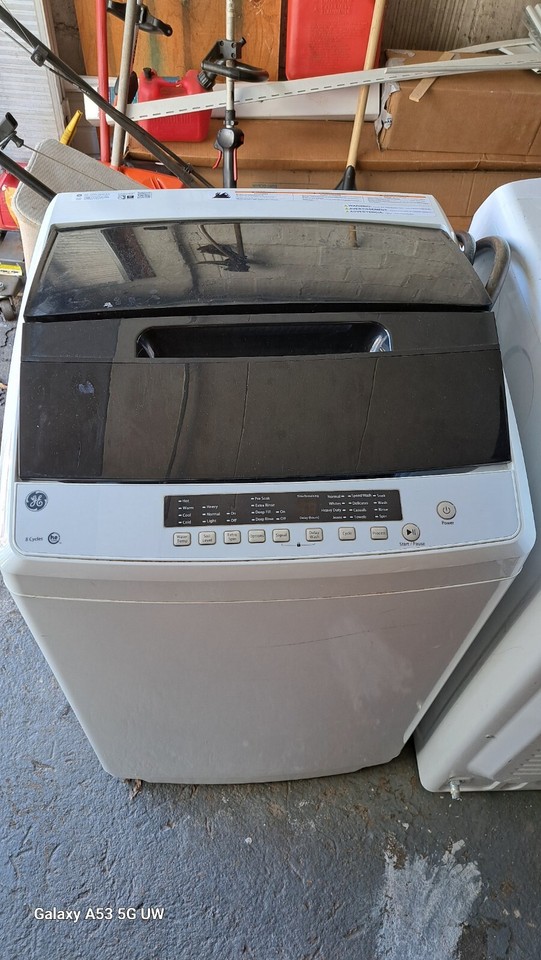 GE 24 INCH TOP LOAD PORTABLE WASHER - GNW128PSMWW | eBay