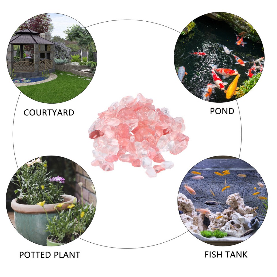 Aquariums Stone Pebbles Polished Gravel Fish Bowl Rocks Fish Tank ...