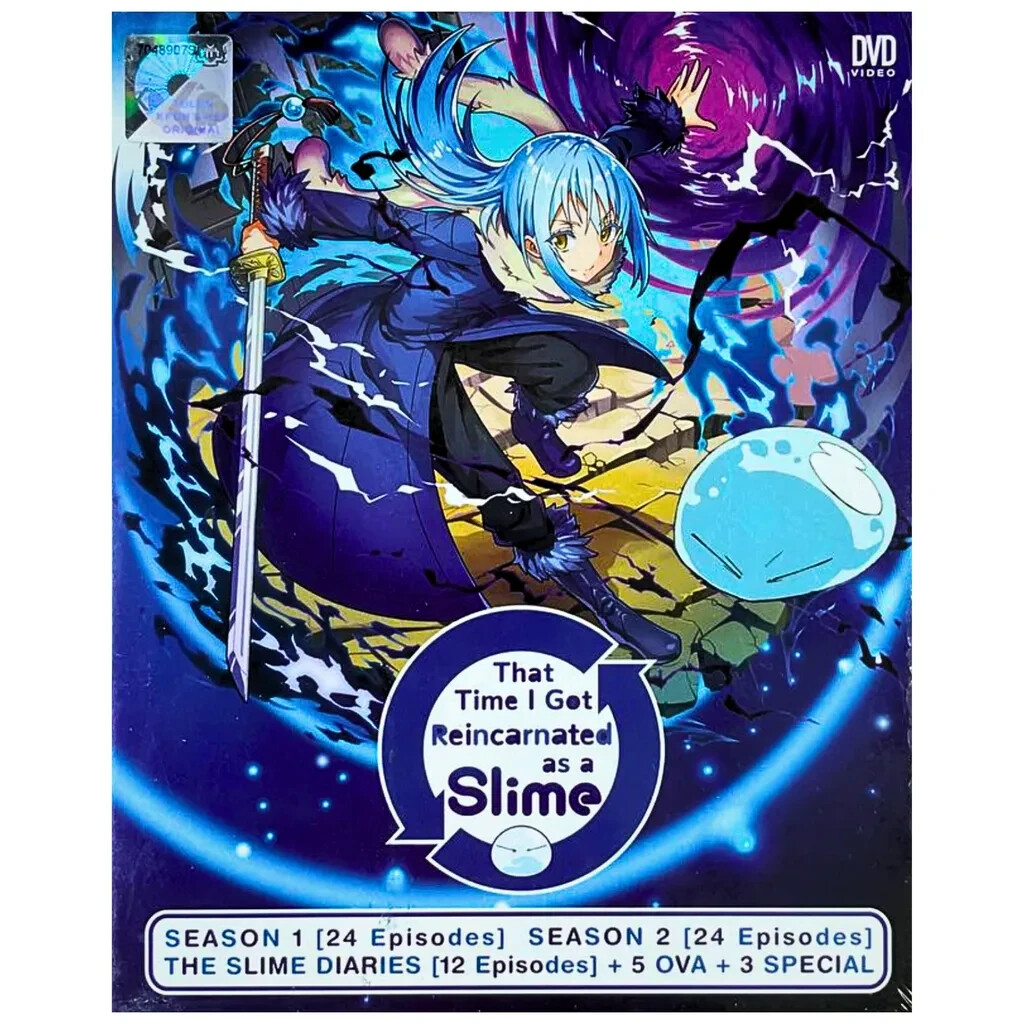 DVD That Time I Got Reincarnated As A Slime Season 1+2+Diaries+ 5OVA ...