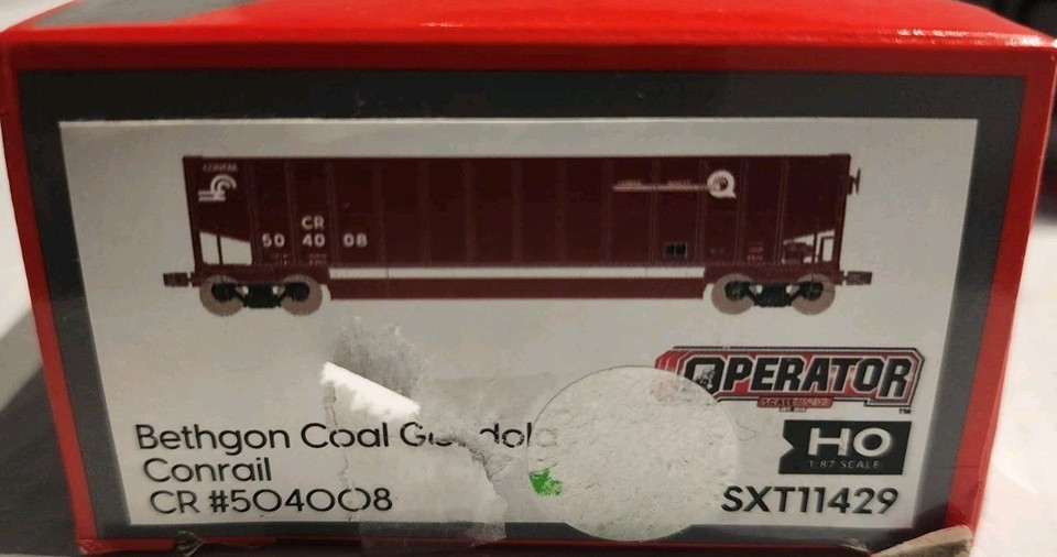 Scaletrains HO Scale Bethgon Coal Gondola Conrail CR #504008 | eBay