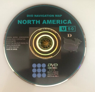 TOYOTA AVALON 2007 2008 2009 2010 GPS NAV NAVIGATION MAP DVD DISC | eBay