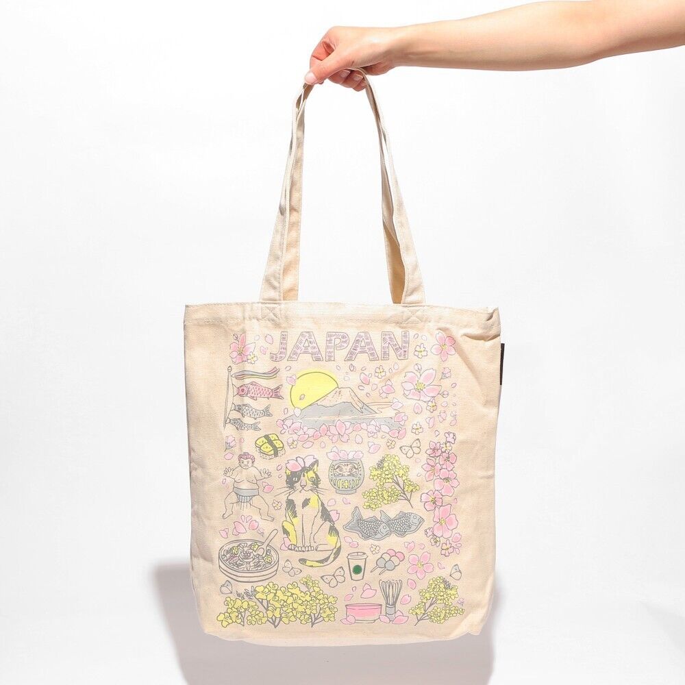 Starbucks Japan Limited Been There Spring Version Tote Bag Starbucks Japan Limited Been There Spring Version Tote Bag
