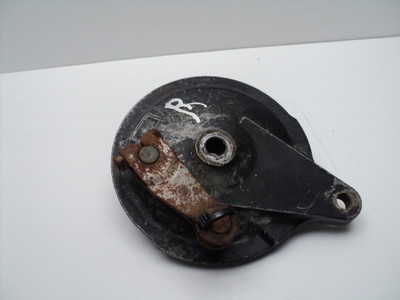 #4096 Yamaha MX100 MX 100 Rear Brake Backing Plate / Panel / Assembly ...