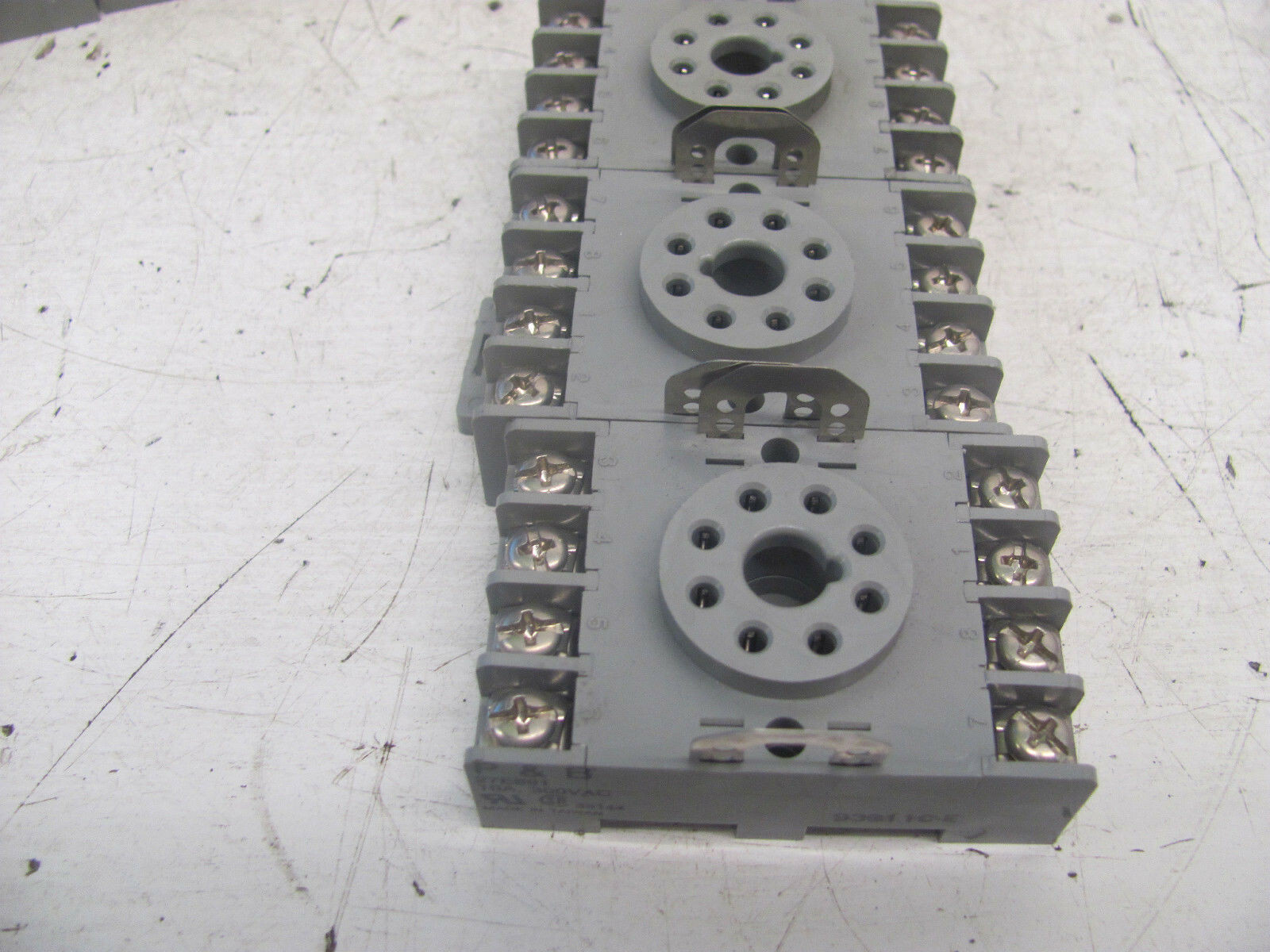 LOT OF (3) POTTER & BRUMFIELD 27E891 RELAY BASES | eBay