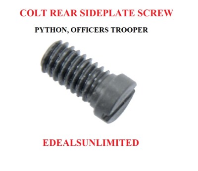 COLT PYTHON SIDEPLATE SCREW COLT TROOPER COLT OFFICERS MODEL SIDEPLATE ...