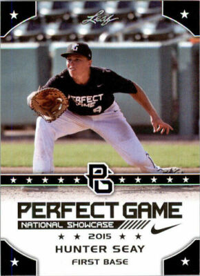 HUNTER SEAY 2015 LEAF "1ST EVER PRINTED" PERFECT GAME ROOKIE CARD! | eBay