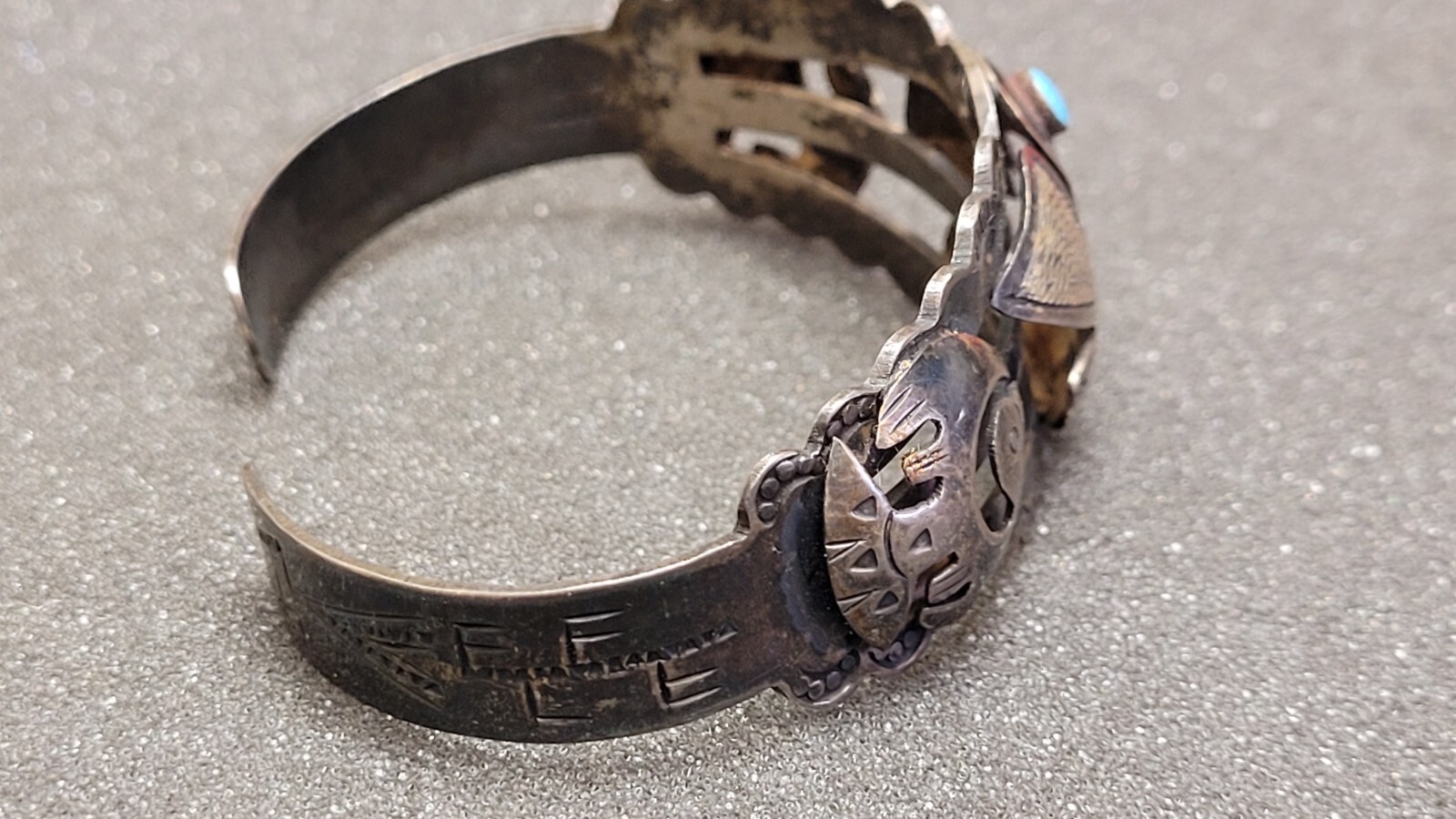 Vintage .925 Sterling Silver Peru Old Cuzco Cuff Bracelet | eBay