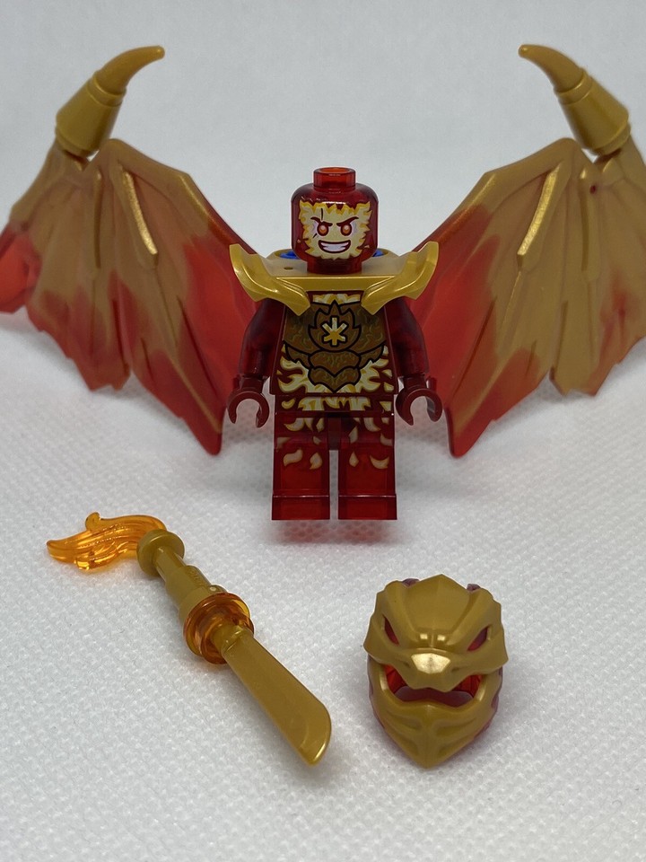 LEGO Ninjago Kai Golden Dragon Minifigure Crystalized from set 71769 ...