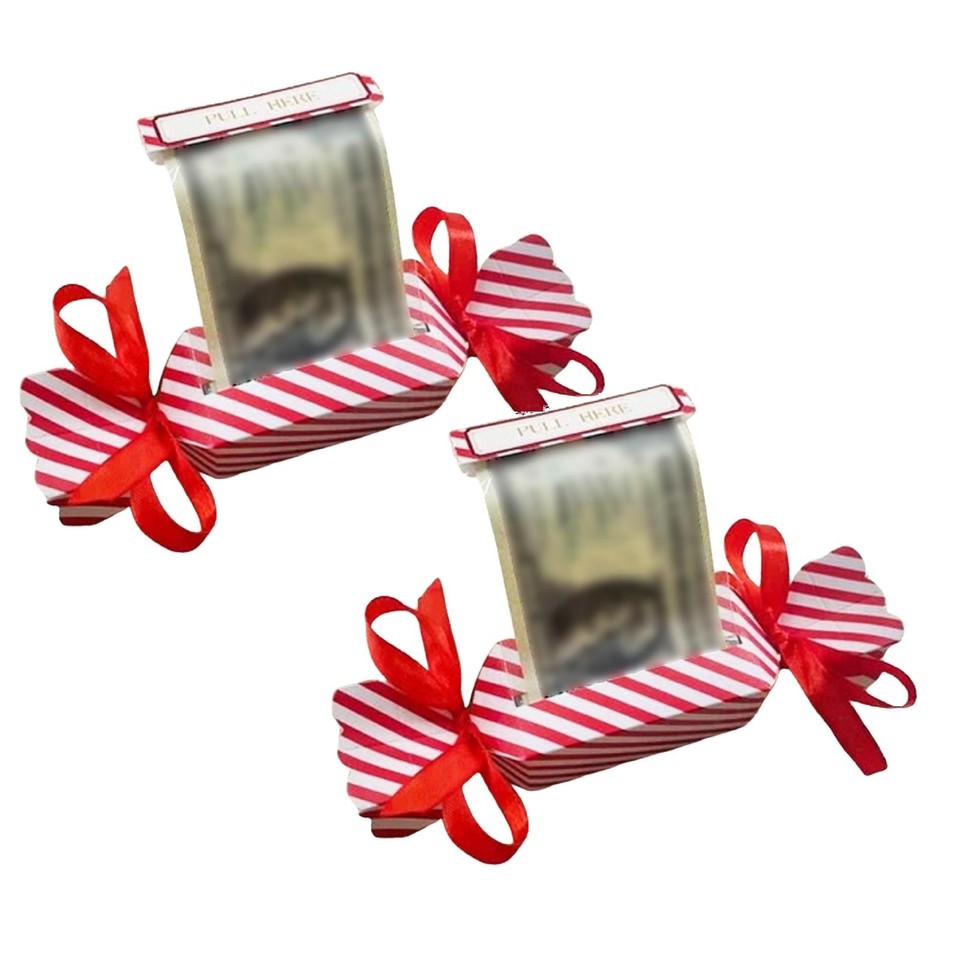 1/2/4X Christmas Surprise Money Pull Pouch DIY Surprise Box Gift Box ...