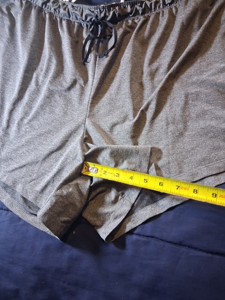 Nike Dry Fit Training Gray Elastic String Shorts Plus Size 3X DC5413 ...