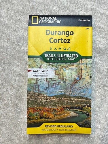 DURANGO, CORTEZ (NATIONAL GEOGRAPHIC ILLUSTRATED TRAILS MAPS, MAP #144 ...
