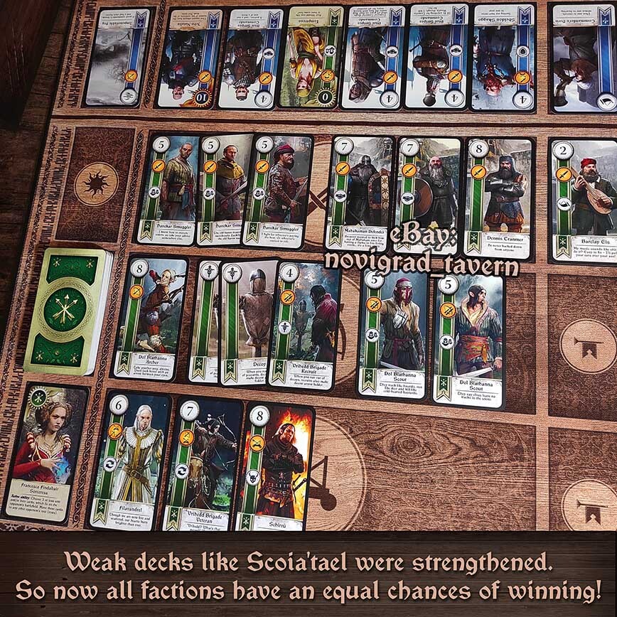 Gwent 2.0 - Witcher - 5 decks with fixed game balance + 5 new decks | eBay