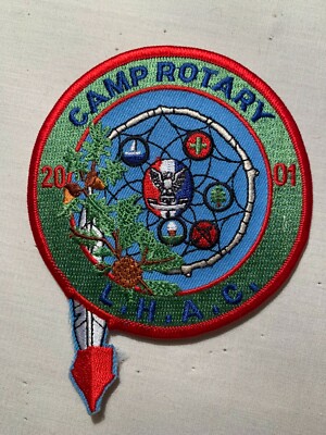 2001 Camp Rotary Lake Huron Area Council Boy Scout Camp Patch | eBay