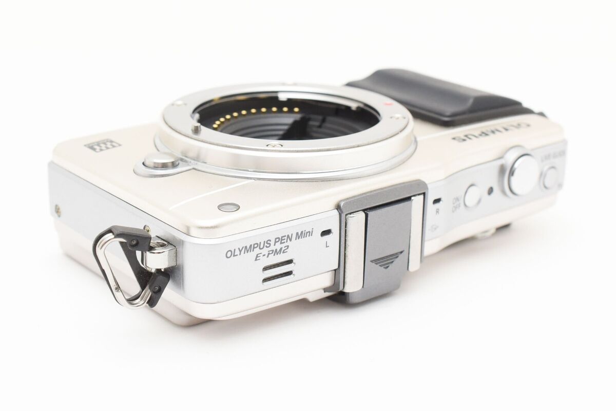 OLYMPUS PEN Mini E-PM2 Mirrorless Digital Camera Body Silver OLYMPUS PEN Mini E-PM2 Mirrorless Digital Camera Body Silver
