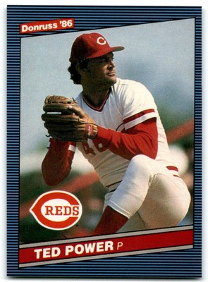 1986 Donruss Ted Power Cincinnati Reds #408 | eBay