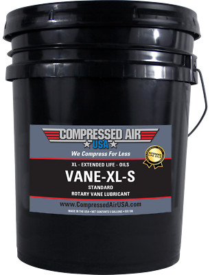 Standard Rotary Vane Air Compressor Oil - XL Extended Life Oils (5 GAL ...