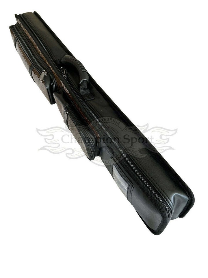 Black Friday Champion Leatherette Pool cue Cases 2x4 Holds 2 Butts and 4 shafts | eBay