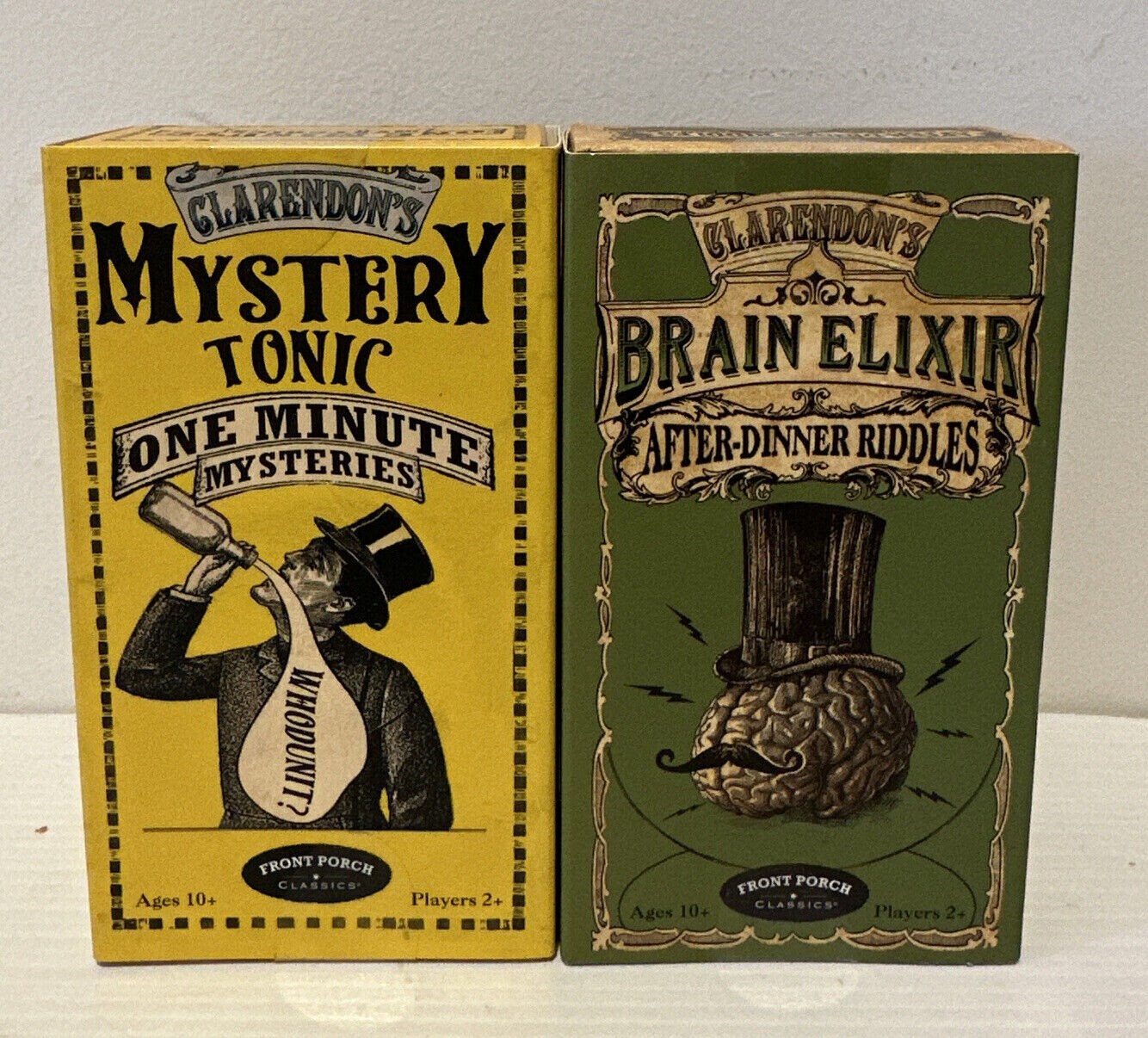 Clarendon's Brain Elixir After Dinner Riddles & One Minute Mysteries | eBay