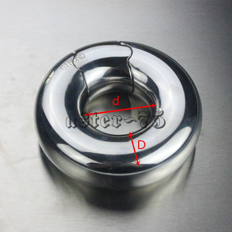 Stainless Steel Ring Ball Stretcher Scrotum Restraint Testicular ...