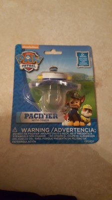Nickelodeon Paw Patrol Pacifier Silicone BPA Free 0-+ months Blue New ...