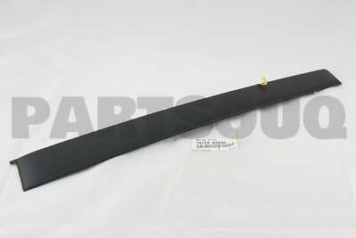 7575560030 Genuine Toyota MOULDING, FRONT DOOR WINDOW FRAME, REAR RH ...
